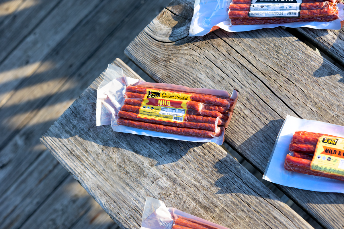 Mild Dried Salami Sticks- 1lb – Long John Snacks